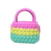 China Silicone Children Cartoon Mini Kids Bubble Toy Crossbody Pop It Purse for Girls for sale