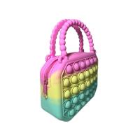 China Silicone Children Cartoon Mini Kids Bubble Toy Crossbody Pop It Purse for Girls for sale