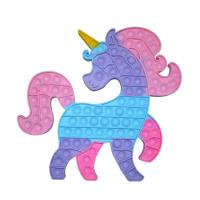 China Unicorn Penguin Desktop Puzzle Kids Silicone Educational Toys Decompression Press for sale