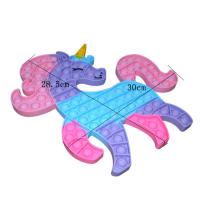 China Unicorn Penguin Desktop Puzzle Kids Silicone Educational Toys Decompression Press for sale