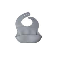 China Food Plate Baby Dinnerware Silicone Feeding Set Customized Sizes Grey Bear Shape 3Pcs for sale