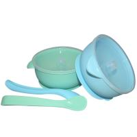 China MHC Silicone Baby Feeding Set Ergonomic Design Lightweight Non Toxic for sale