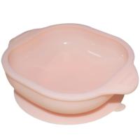 China Baby Soft Silicone Suction Bowl Plate Small Baby Divided Plate Spoon With Lid Set for sale