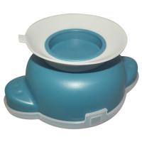 China Reusable Baby Silicone Bowl Small Suction Silicone Divided Plate Spoon With Lid Set for sale