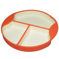 China 2-6 Months Cartoon Design Baby Silicone Products Plate Safe Soft For Infants / Toddlers for sale