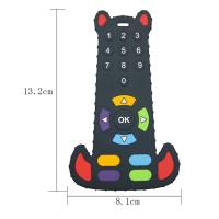China BPA Free Silicone Baby Teether TV Remote Control Shape Food Grade Soft Teething Toy for sale