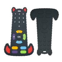 China BPA Free Silicone Baby Teether TV Remote Control Shape Food Grade Soft Teething Toy for sale