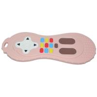 China Custom Color Silicone Teether Toy Remote Control Shape Silicone Chew Toy for sale