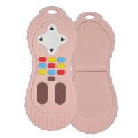 China Custom Color Silicone Teether Toy Remote Control Shape Silicone Chew Toy for sale