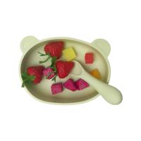 China Suction Bowl Silicone Feeding Set Divided Suction Plate Cup Toddler Utensils Spoon for sale