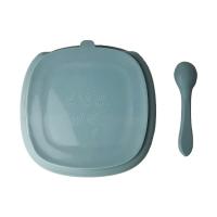 China Customized  Silicone Baby Plate With Suction Feeding Nonslip Toddlers For Children for sale