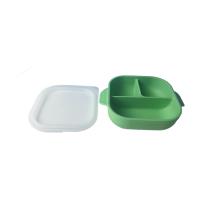 China Waterproof Baby Silicone Feeding Bowl Nonslip Tableware Newborn Training With Spoon for sale