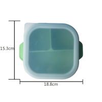 China Waterproof Baby Silicone Feeding Bowl Nonslip Tableware Newborn Training With Spoon for sale