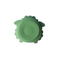China Sheep Divided Safe Infant Food Plate Baby Silicone Led Weaning Feeding For Toddlers for sale