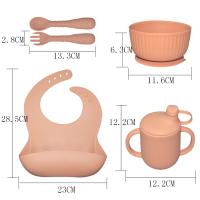 China BPA Free Baby Silicone Products Non Slip Suction Cups Plates Set For Weaning Children for sale