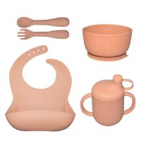 China BPA Free Baby Silicone Products Non Slip Suction Cups Plates Set For Weaning Children for sale