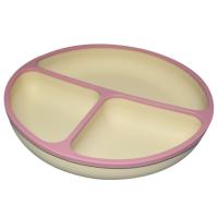 China Ergonomic Silicone Baby Feeding Set Silicone Childrens Plates Fork And Spoon For Toddlers for sale