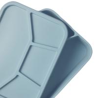 China Kids Non Toxic Silicone Baby Feeding Set BPA Free Silicone Bento Box for sale