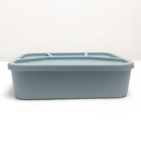China Kids Non Toxic Silicone Baby Feeding Set BPA Free Silicone Bento Box for sale