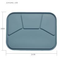 China Kids Non Toxic Silicone Baby Feeding Set BPA Free Silicone Bento Box for sale