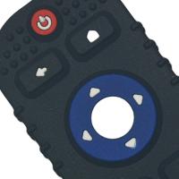 China OEM ODM Silicone Baby Teether Funny TV Remote Control Teething Toy for sale