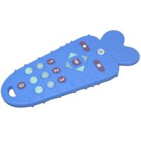 China Durable Silicone Baby Teether Custom Color Soft TV Remote Teether for sale