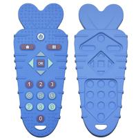 China Durable Silicone Baby Teether Custom Color Soft TV Remote Teether for sale