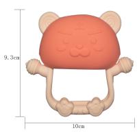 China MHC soft silicone teether Rattles Cat BPA Free Silicone Baby Teether for sale