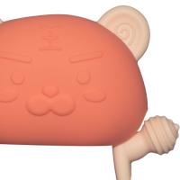 China MHC soft silicone teether Rattles Cat BPA Free Silicone Baby Teether for sale