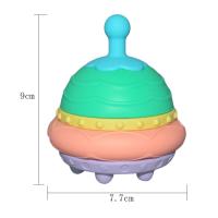 China Customizable Children'S Educational Toy Hamburger Silicone Stacking Toy for sale