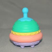 China Customizable Children'S Educational Toy Hamburger Silicone Stacking Toy for sale