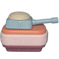 China MHC Montessori Educational Building Block Set Toys Colored Silicone Stacking Blocks for sale