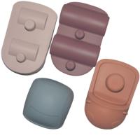 China MHC Montessori Educational Infant Taxi Silicone Stacking Blocks Silicone Stacking Toys for sale