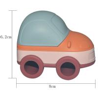 China MHC Montessori Educational Infant Taxi Silicone Stacking Blocks Silicone Stacking Toys for sale