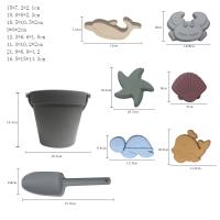 China 100 Silicone Educational Beach Sand Toys Eco Friendly for sale