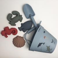 China Silicone Nontoxic Children'S Instructional Toy Beach Miniature Set For Kids for sale