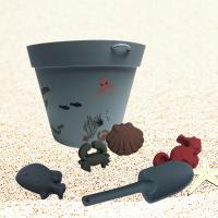 China Silicone Nontoxic Children'S Instructional Toy Beach Miniature Set For Kids for sale