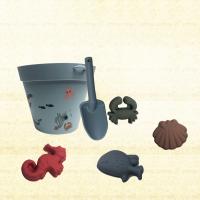China Silicone Nontoxic Children'S Instructional Toy Beach Miniature Set For Kids for sale