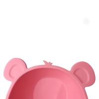 China Promotional Silicone Baby Bear Bowl With Suction High Durability for sale