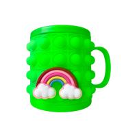 China Non - Stick Easy Cleaning Baby Silicone Kids Mug Squeeze Cups Customization Possibilities for sale