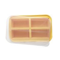 China Safe And Convenient Baby Feeding Silicone Baby Food Box Dishwasher Safe BPA Free for sale