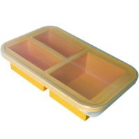 China Easy To Clean Silicone Baby Silicone Baby Food Box With Long Lasting Durability for sale