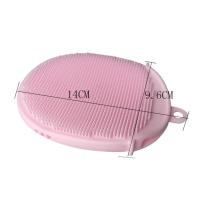China Cute Silicone Baby Brush Temperature Resistance Colorful Cartoon Design for sale