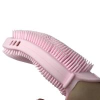 China Cute Silicone Baby Brush Temperature Resistance Colorful Cartoon Design for sale