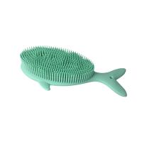 China MHC Silicone Bath Brush Set Body Baby Bath Products Cute Facial Cleansing Hair Back Scrubber For Shower for sale