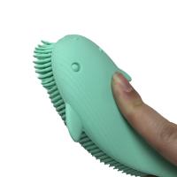 China MHC Silicone Bath Brush Set Body Baby Bath Products Cute Facial Cleansing Hair Back Scrubber For Shower for sale