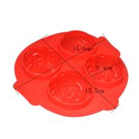 China MHC Flexible FDA Approved Silicone Ice Cube Tray Mold Freezer Safe Cake Tools Moulds for sale