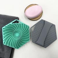 China MHC Silicone Body Scrubber Exfoliating Body Scrubber for Sensitive Skin Eco Friendly Shower Scrubber for Body Brush for sale