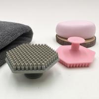 China Eco-Friendly Silicone Baby Brush for Gentle and Effective Cleansing in Oval Shap for sale