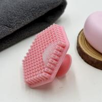 China Eco-Friendly Silicone Baby Brush for Gentle and Effective Cleansing in Oval Shap for sale